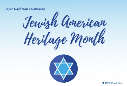 Pryor Cashman Celebrates Jewish American Heritage Month